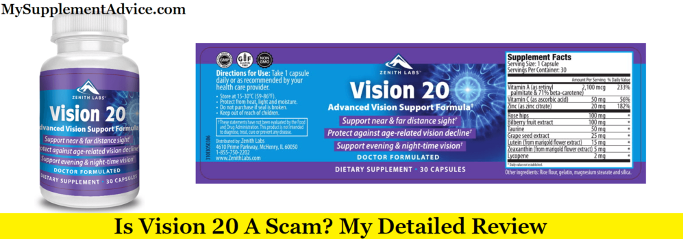 Is Vision 20 A Scam? My Detailed Review (2024) - Supplementox
