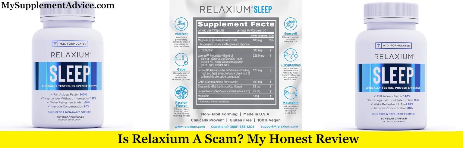 My Review: Relaxium Sleep - Scam Or Does It Work? (Ingredients, Side ...