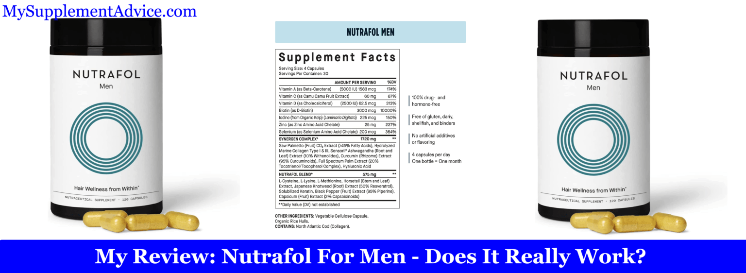My Review: Nutrafol Hair Growth (For Men) - Are Its Ingredients Any ...