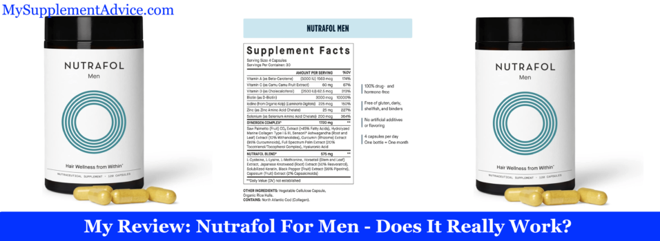 My Review: Nutrafol Hair Growth (For Men) - Are Its Ingredients Any ...