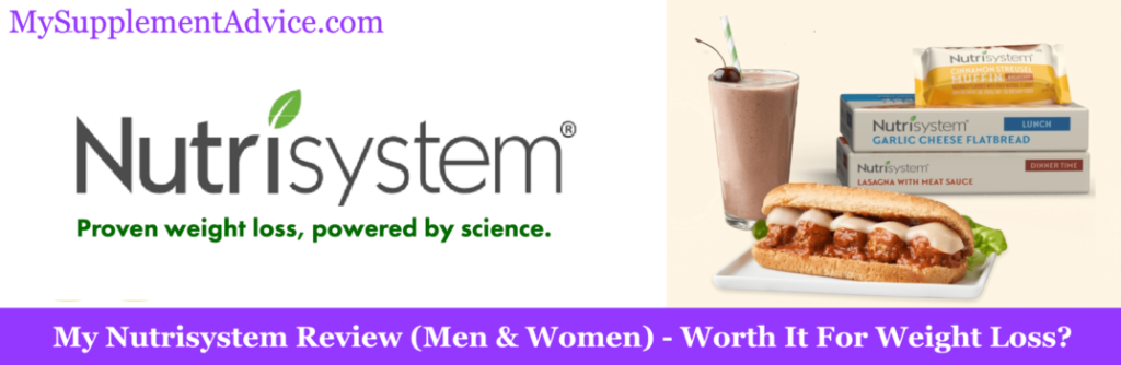 My Review: Nutrisystem (For Men & Women) - Are Its Meals & Diet Plan ...